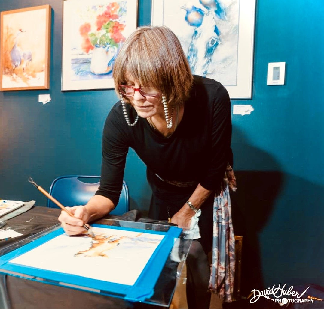 Wanda Sanders: Watercolorist – Works of Wyoming Gift n Gallery