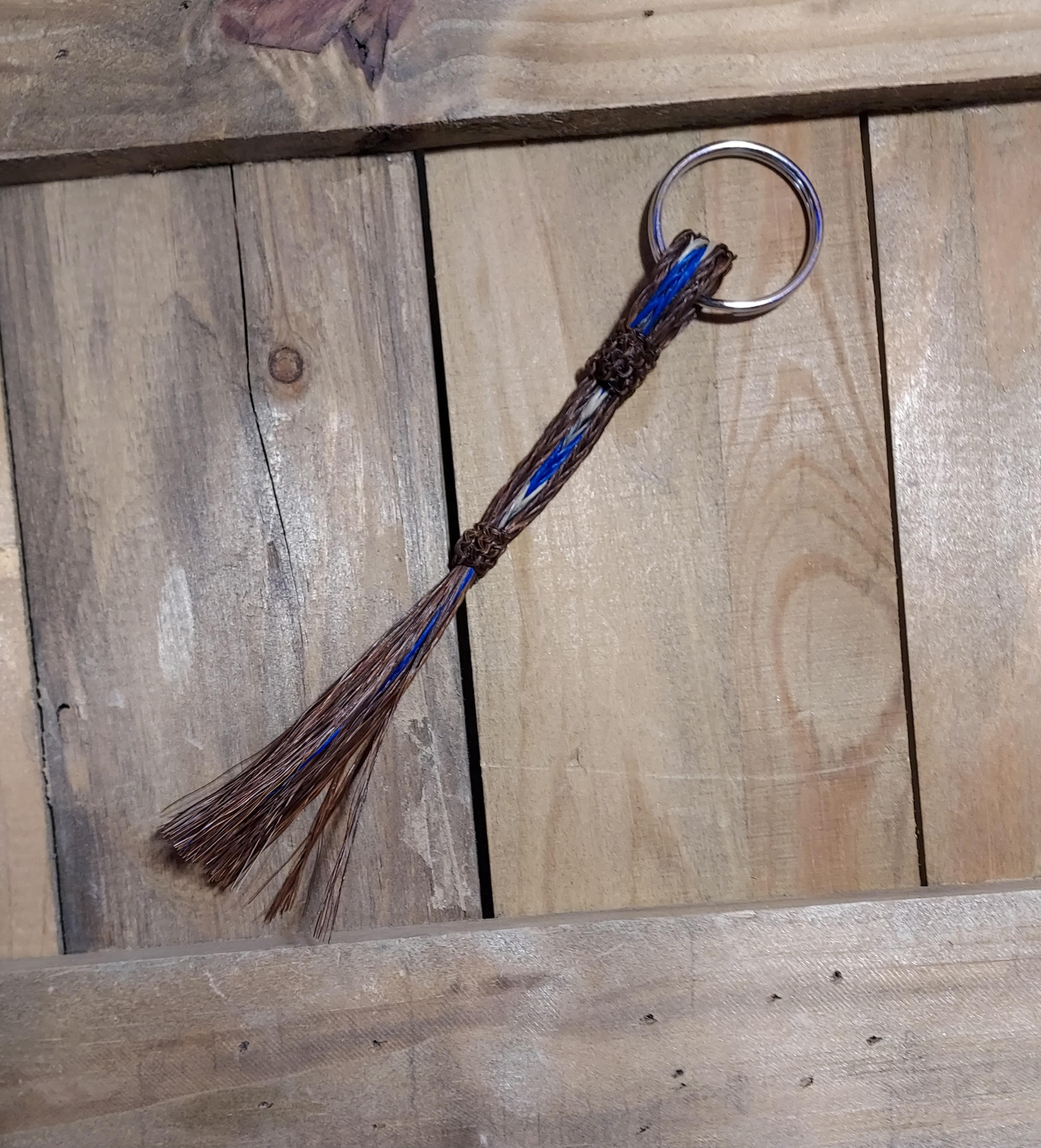 Hand Braided Horsehair Long Wide Keychain – Works of Wyoming Gift n Gallery